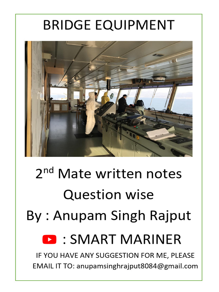 2M Bridge Equipment Notes by Anupam | PDF | Compass | Doppler Effect