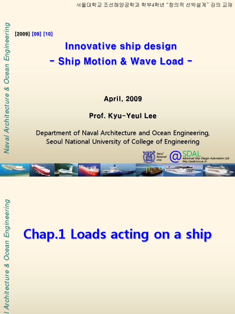 Innovative Ship Design - Ship Motion & Wave Load | PDF | Bending ...