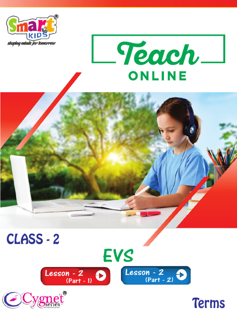 Class 2 EVS (Lesson - 2) Terms | Download Free PDF | Senses | Human Body