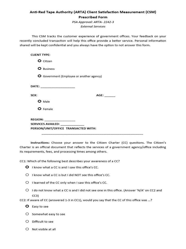 Client Satisfaction Measurement | PDF | Business
