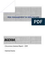 Occurrence Variance Report | PDF | Risk | Hazards
