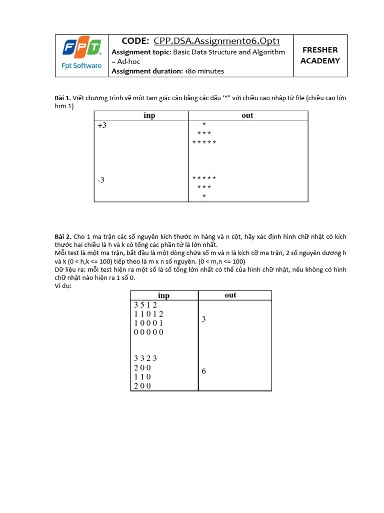 DSA - Assignment 6 - Op1 | PDF