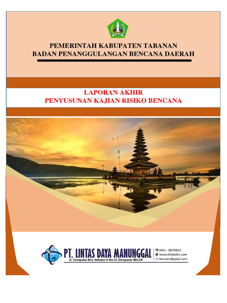Laporan KRB Kabupaten Tabanan | PDF