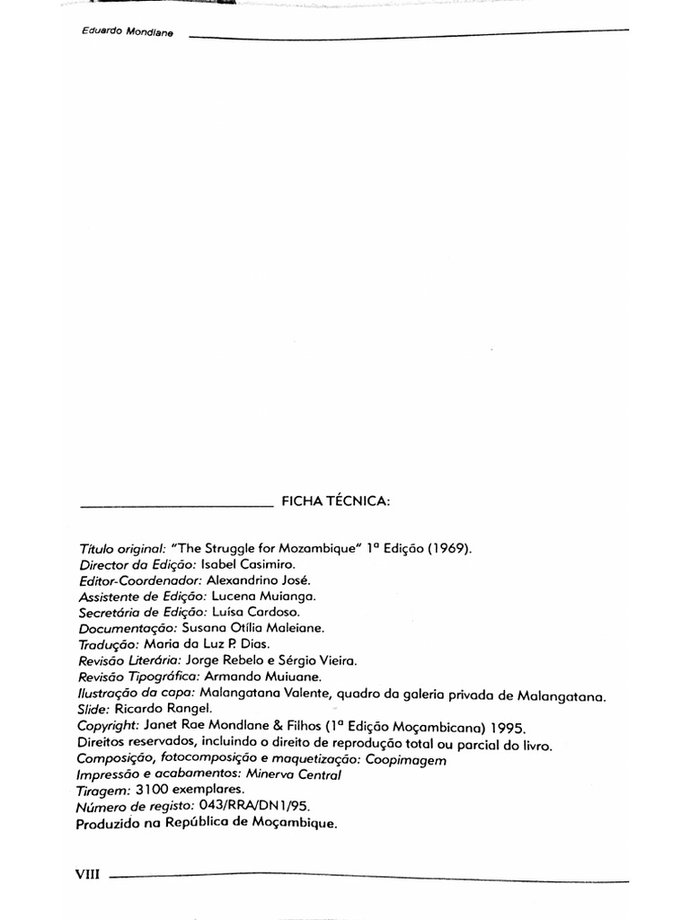 Lutar Por Moçambique | PDF
