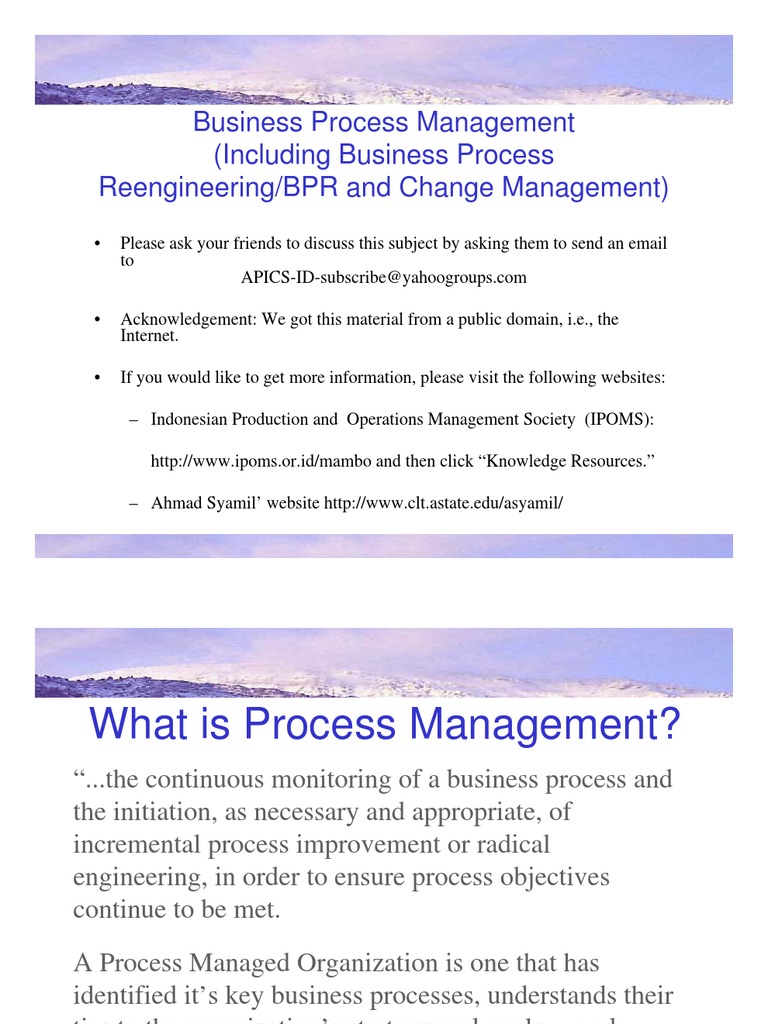 BPM - Business Process Management | PDF