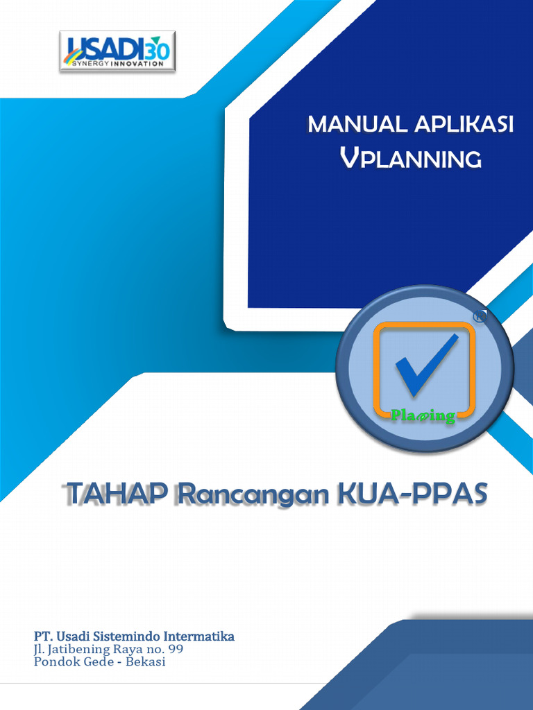 04.01. Buku Panduan VPlanning - Menu Penganggaran - Rancangan KUA-PPAS | PDF