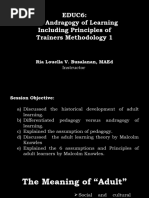 The Adult Learning Theory | PDF | Adult Education | Learning Theory ...