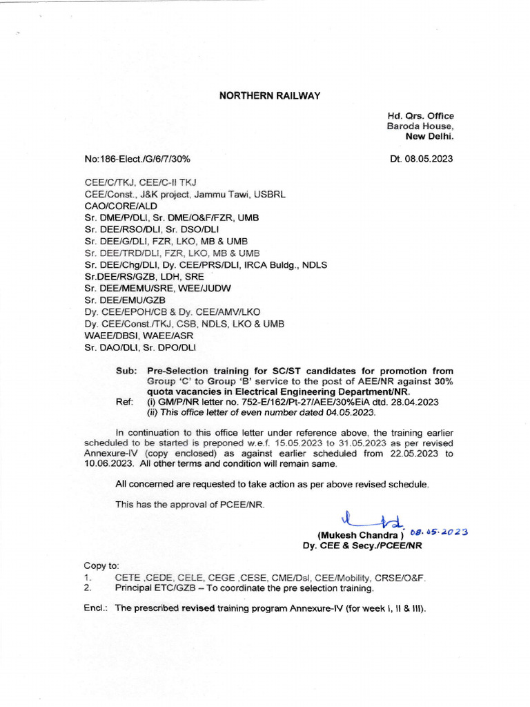 Pre-Selection Training | PDF