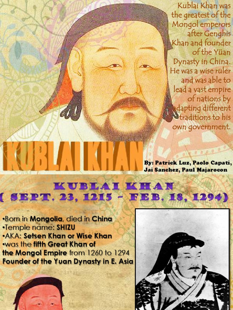 Kublai Khan | PDF | Mongol Empire | Mongols