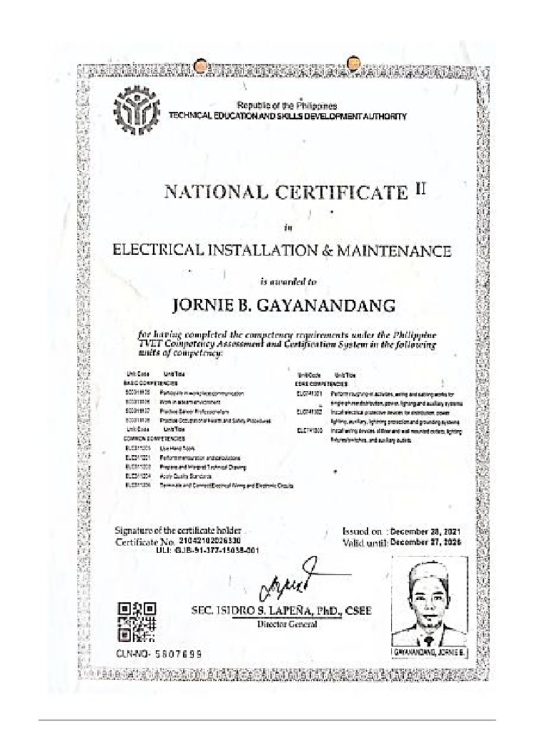 2.2 - Worker With Competency Card | PDF