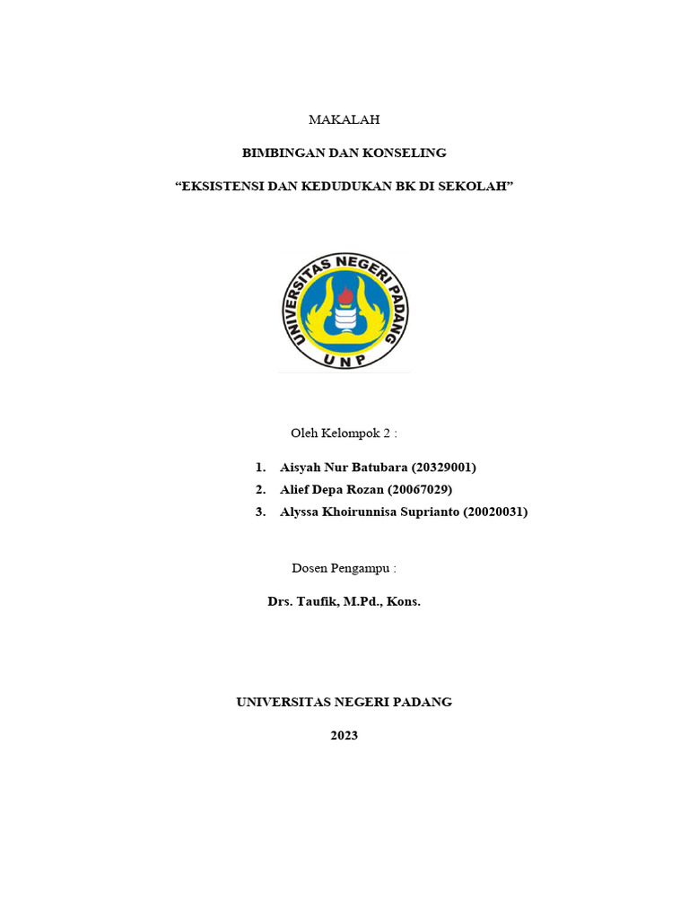 Makalah Kel 2 BK | PDF