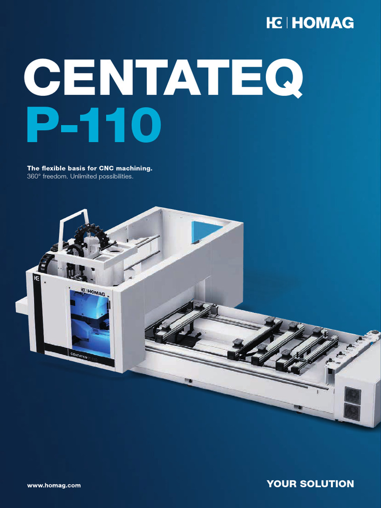 CNC Processing Centers Centateq P 110 en | PDF | Drilling | Drill