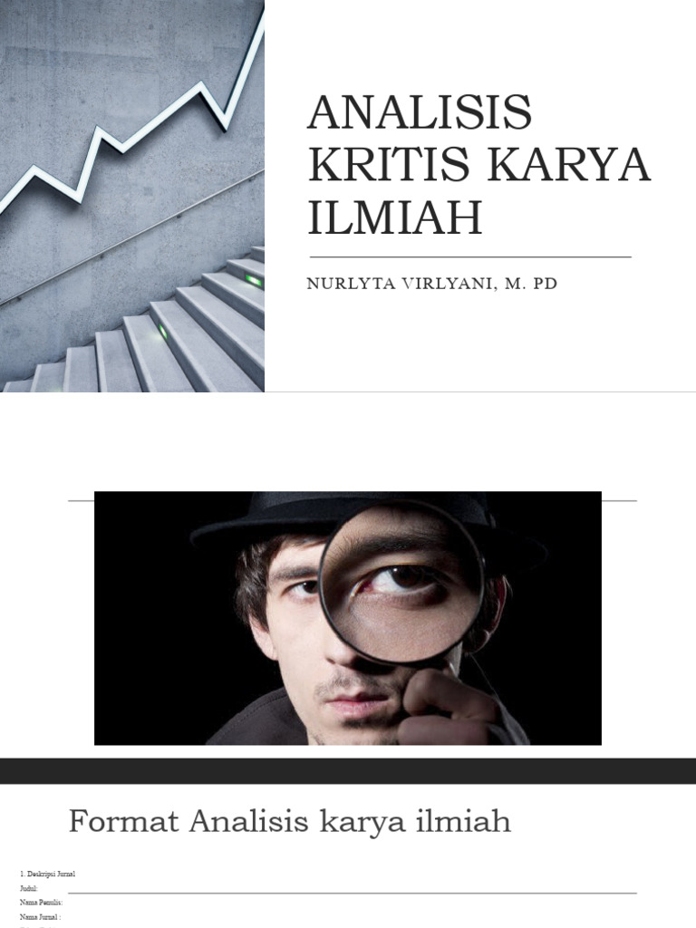 Analisis Kritis Karya Ilmiah | PDF