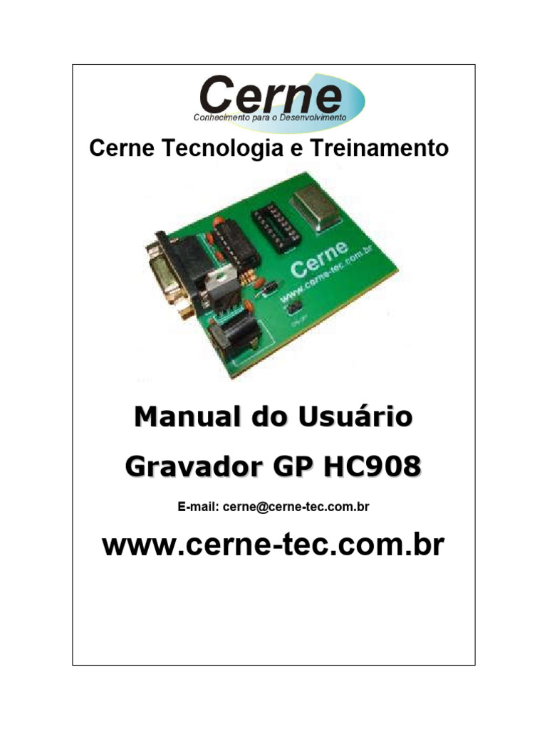 Tutorial HC 908 GP | PDF