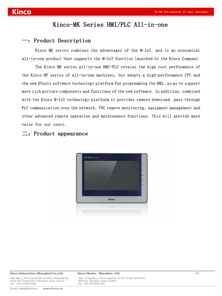 L011941 - MK Series HMI PLC Combo User Manual | PDF | Programmable ...