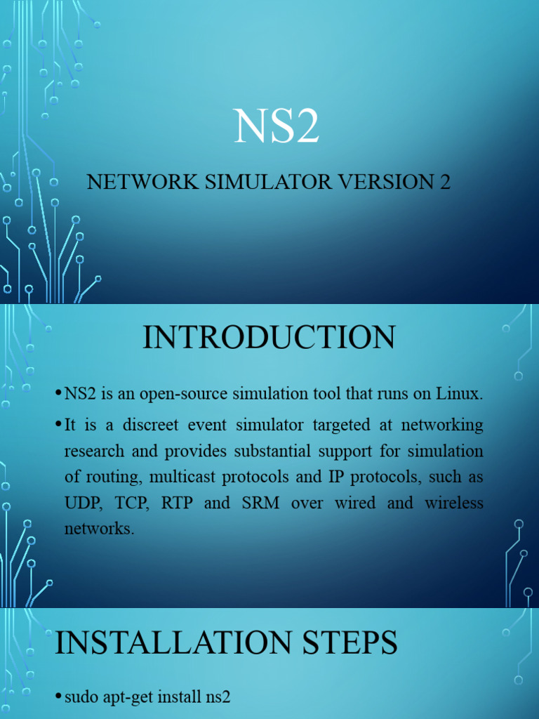 Network Simulator Version 2 | PDF
