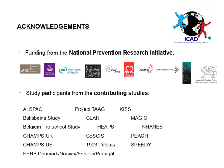 ICAD Acknowledgement Slide New Logo | PDF