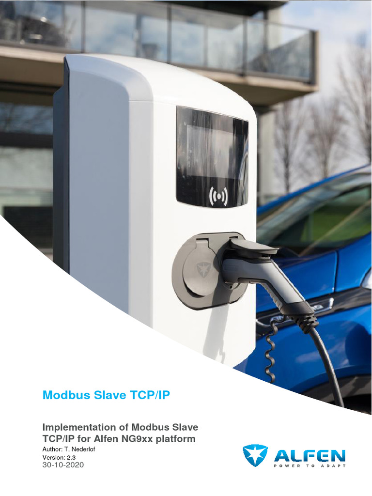 Implementation Of Modbus Slave Tcpip For Alfen Ng9xx Platform Pdf Ip Address Port 