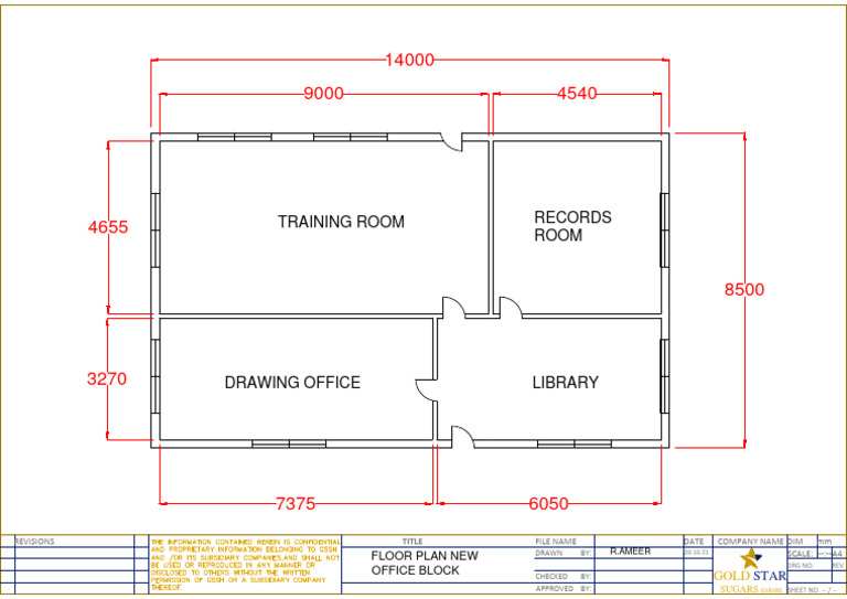 New Offices Layout-Model | PDF