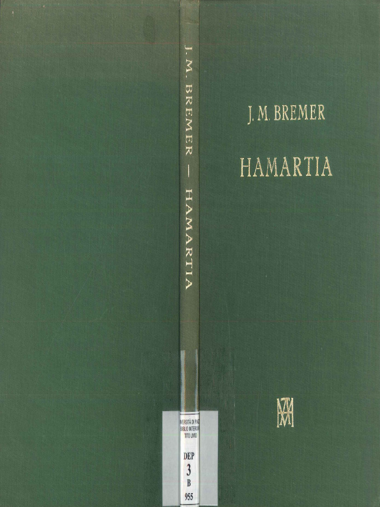 Hamartia. Tragic-Error-In-Poetics-Of-Aristotle-And-In-Greek-Tragedy | PDF
