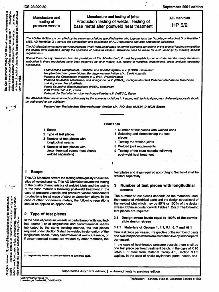Ad Merkblatt HP 5-2 Ed.2001 | PDF