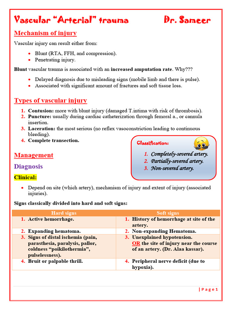 2 - Vascular Injury | PDF | Ischemia | Vein