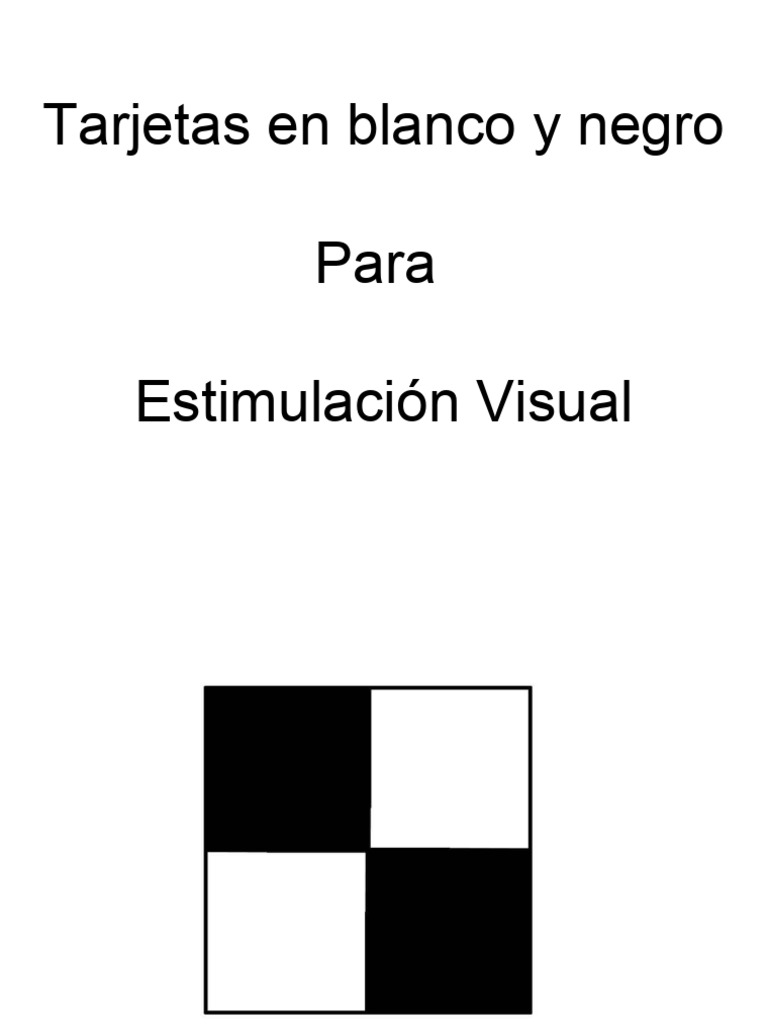 Tarjetas de Estimulacion Visual | PDF