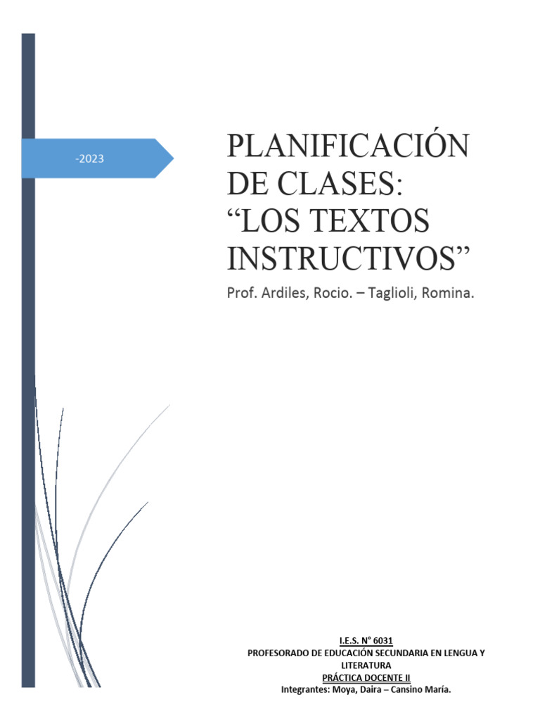 Los Textos Instructivos | PDF