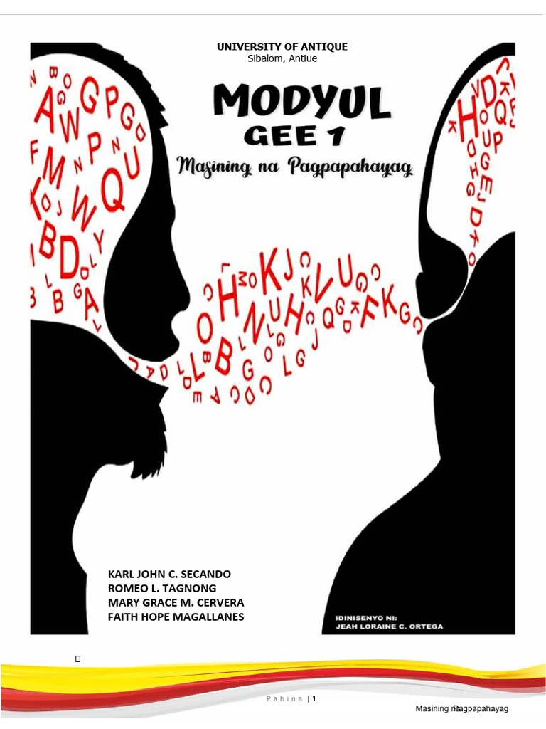 GEE 1 Modyul | PDF