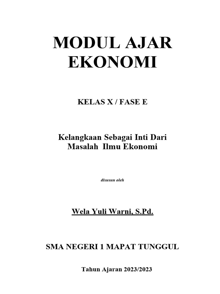 2753 - Modul Eko TP 1.1 | PDF