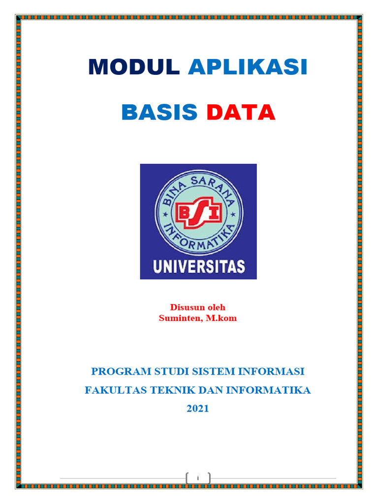 Modul: Aplikasi Basis | PDF | Bisnis