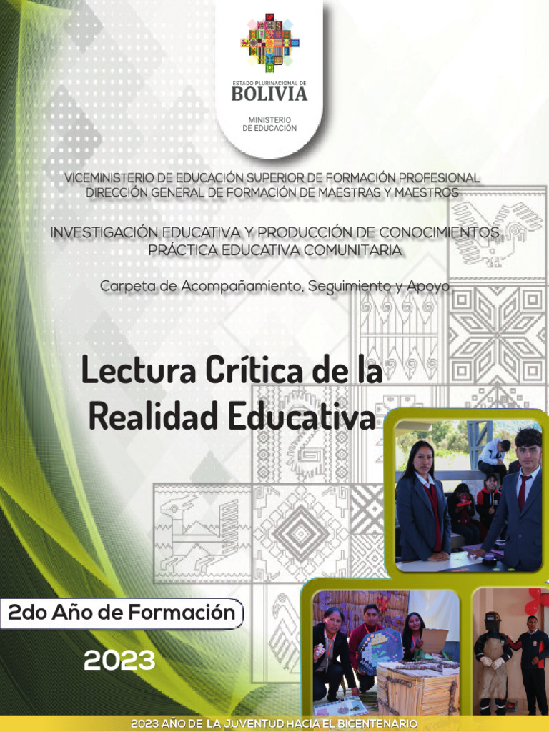 Carpeta Iepc Pec 2do Año 2023 | PDF | Investigación de acción participativa | Conocimiento
