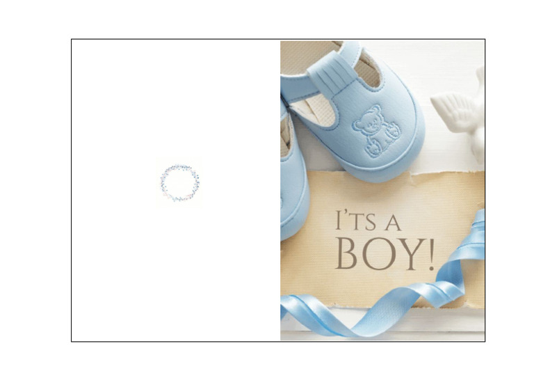 Cestitka Bebe Masko Sino | PDF