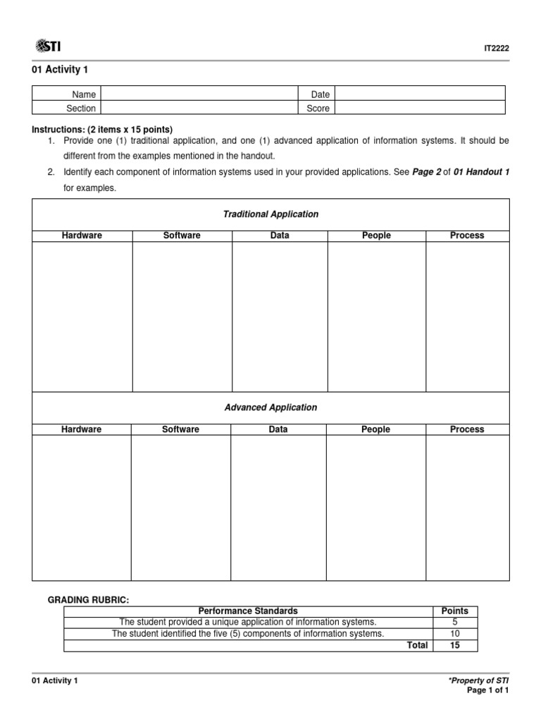 01 Activity 1 (5) HH | PDF