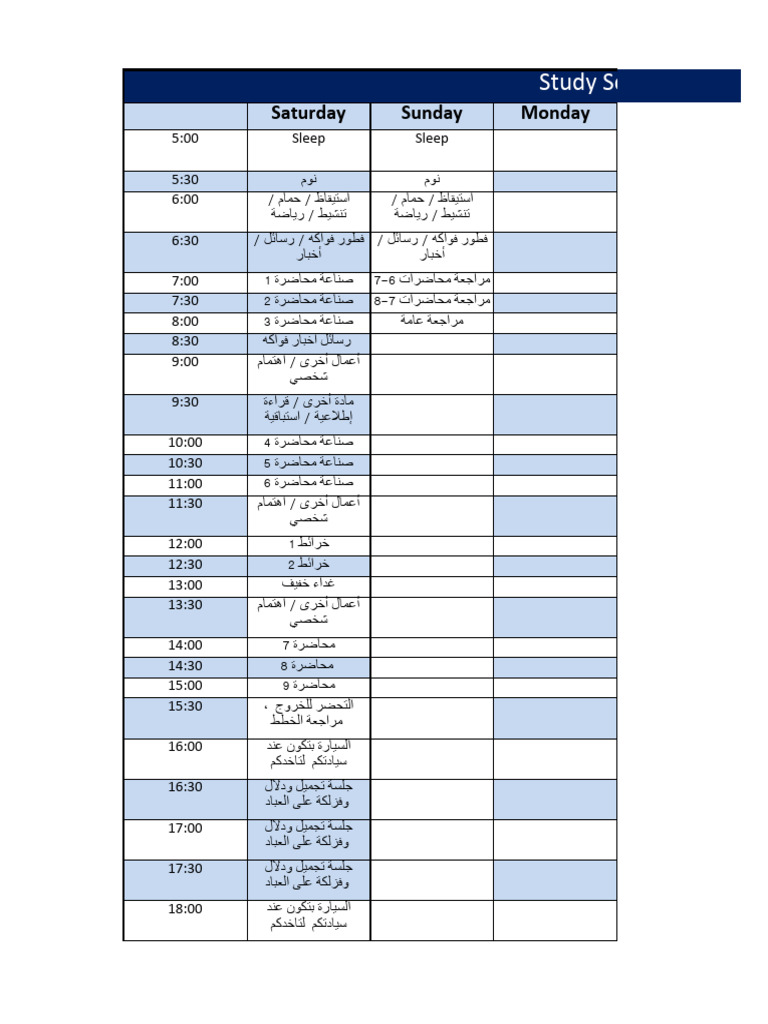 Adel Study Program | PDF