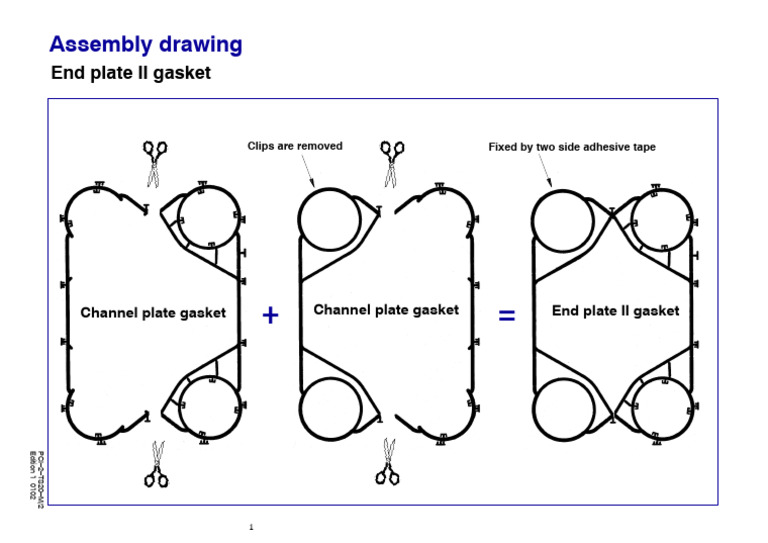 Trocador de Calor ALFA LAVAL M3 - End Plate - Gasket | PDF