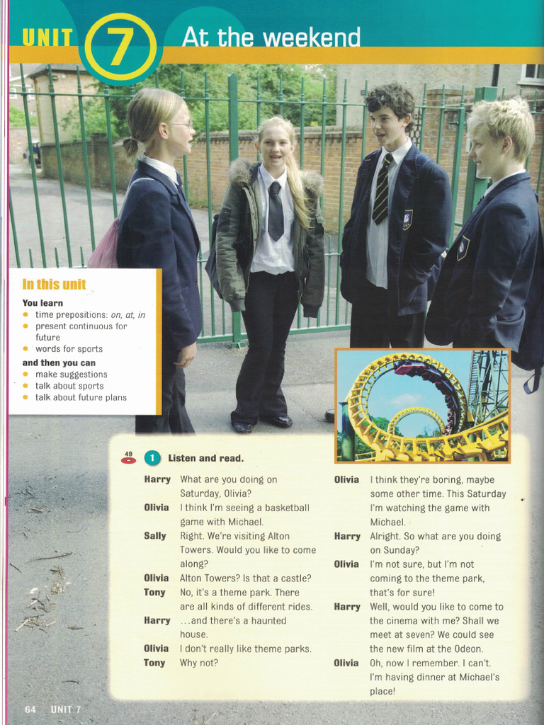 More!2 Unit 7 - 12 + Word List | PDF