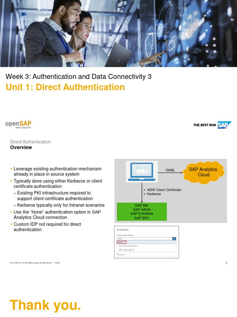 OPEN SAP SAC Week3 Slides | PDF | Cloud Computing | Proxy Server