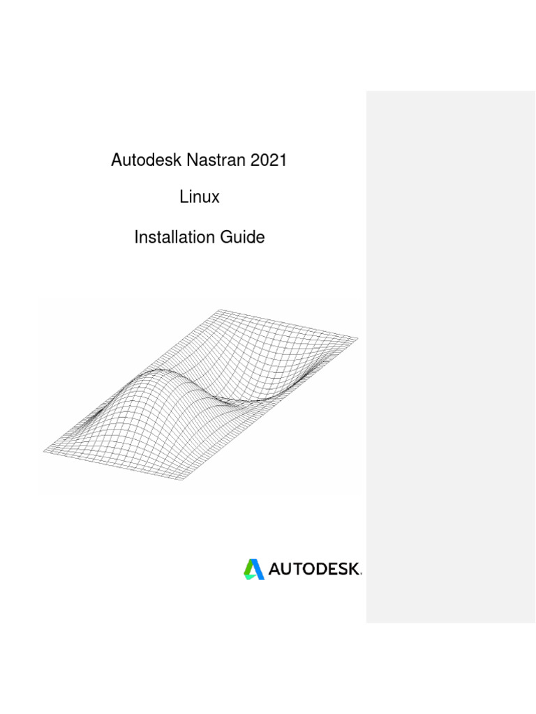 Autodesk Nastran 2021 Linux Installation Manual | PDF | Installation ...