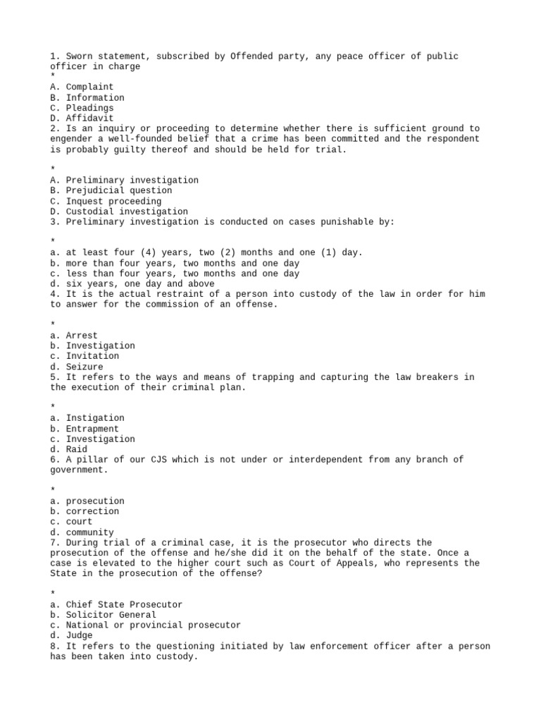 Board Exam Trial On CLJ 4 | Download Free PDF | Prosecutor | Crime & Violence