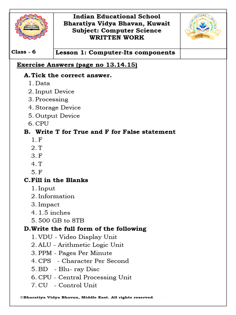 Components CW | PDF | Printer (Computing) | Computer Data Storage