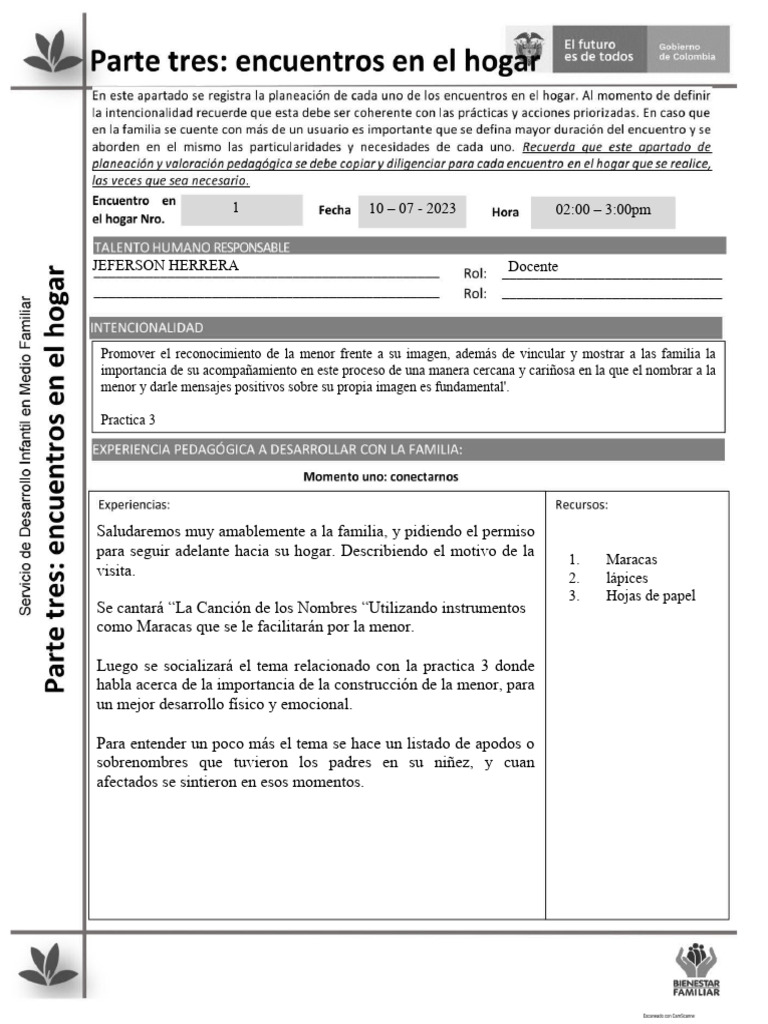 Planeacion Practica 3 | PDF