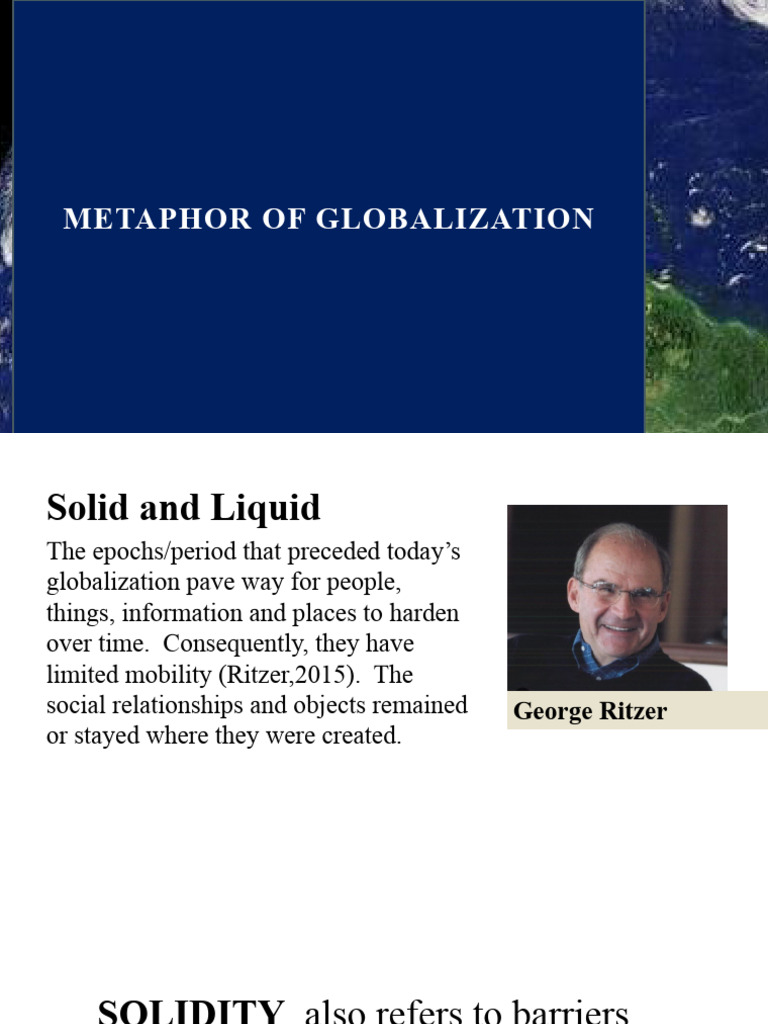 Solid and Liquid Metaphors of Globalization | PDF | Liquids | Globalization