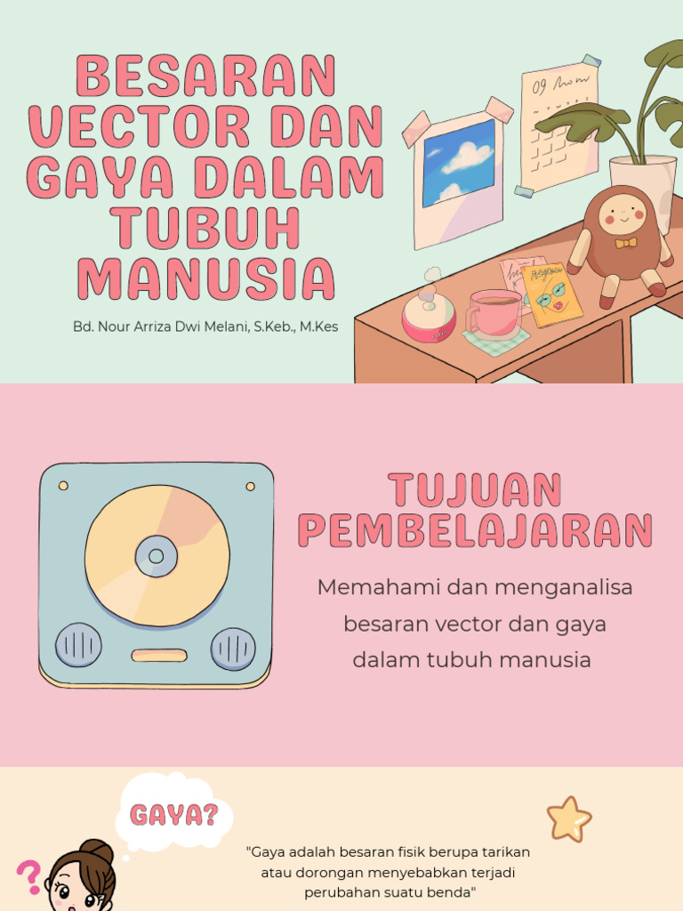Besaran Vector Dan Gaya Dalam Tubuh Manusia | PDF