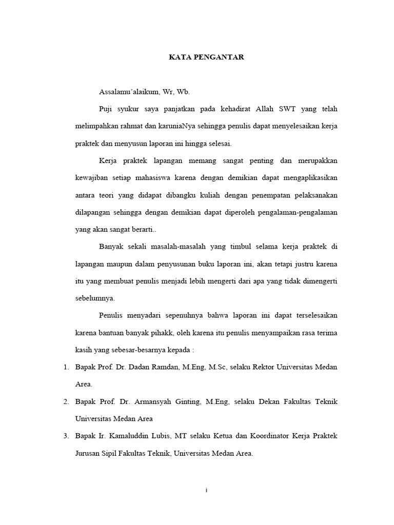 Refrensi Laporan KP 2 | PDF