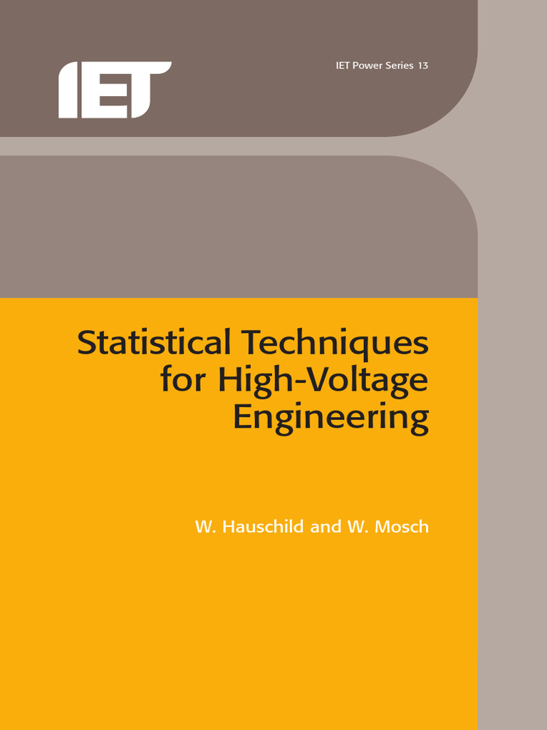 Statistical Techniques For High Voltage Engineering | PDF | Probability Distribution ...
