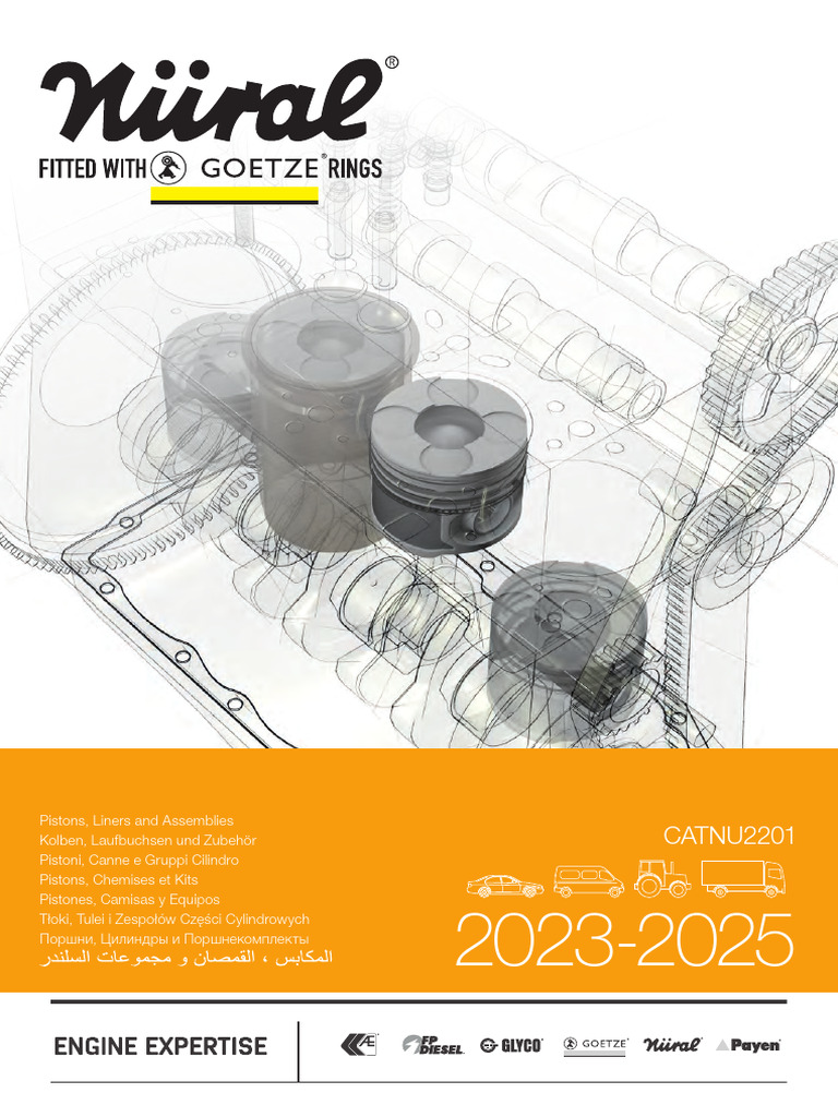 CATNU2201 NURAL Cylinder Components Catalogue 2023 2025 | PDF | Piston ...