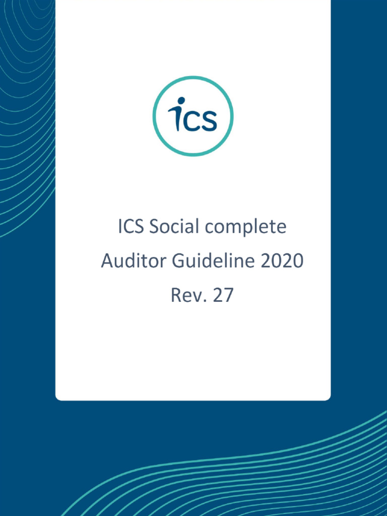 2020 ICS Auditor Guidelin .. - E-Scheme-ICS-01-Social Au .. - My ...