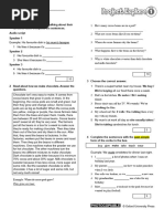 Project 3, Unit 4, Sample Test | PDF