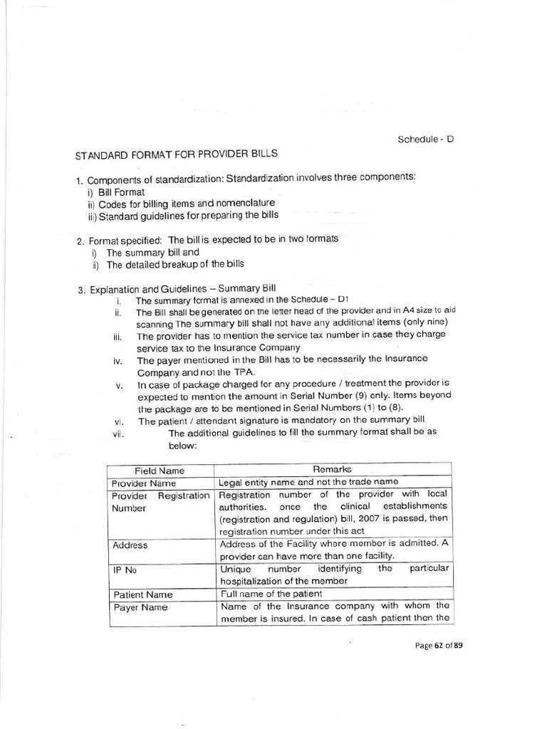 14.standard Final Bill | PDF